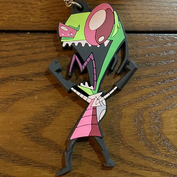 Accessories | Invader Zim 0s 2000s Vintage Nickelodeon Keychain | Poshmark